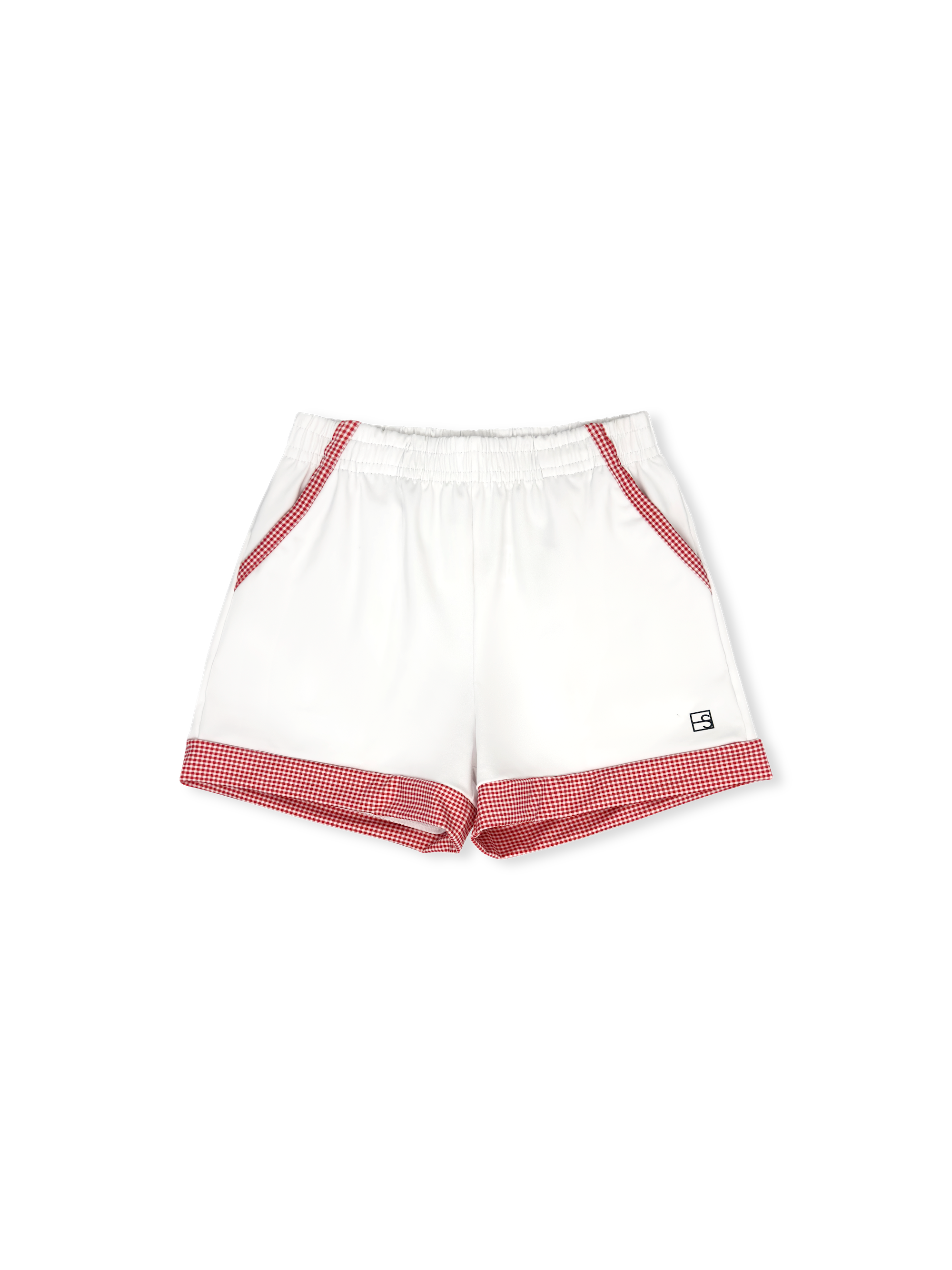 Graham Short - Pure Coocnut, Candy Apple Red Minigingham – Set Athletics