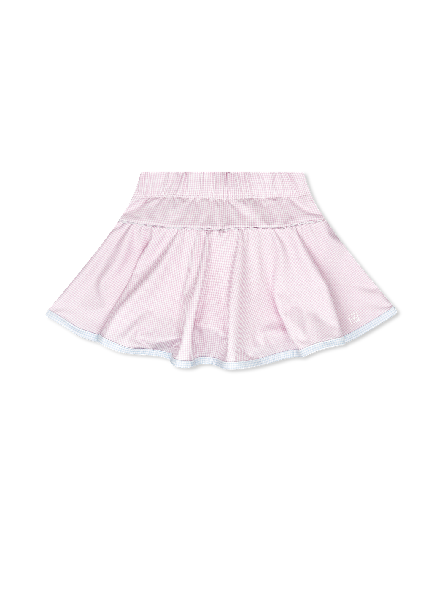 Quinn Skort - Cotton Candy Pink Minigingham, Cotton Candy Blue Minigin ...